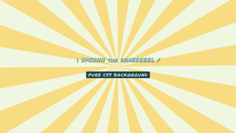 radial conic wheel css background spin animation responsive