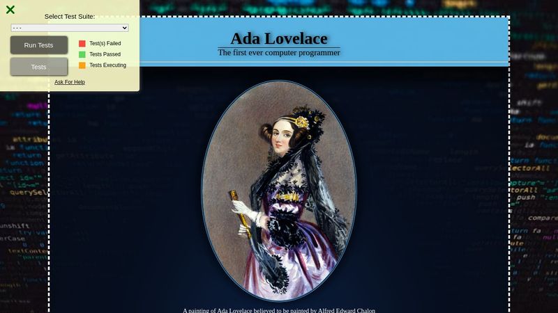 Ada Lovelace - Tribute Page (FCC)