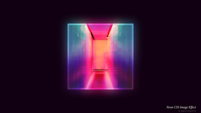 Neon CSS Image Effect