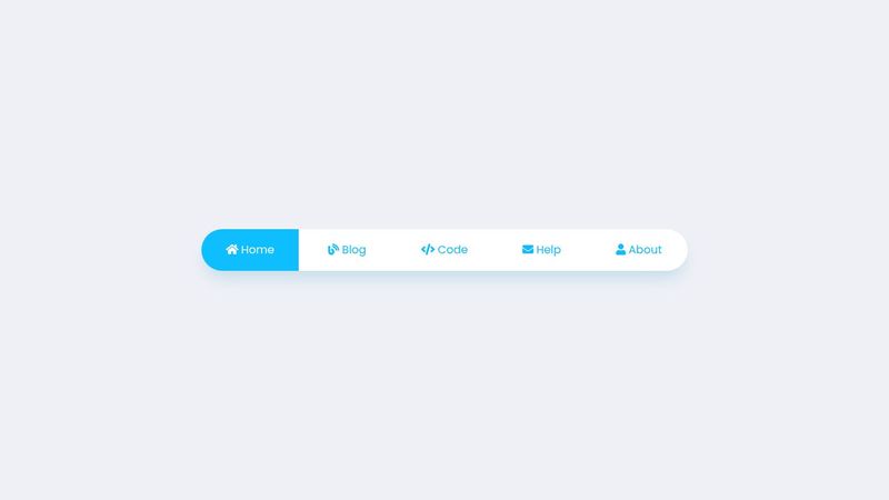 Elastic navbar animation (only CSS)