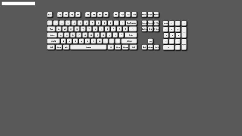 keyboard js css