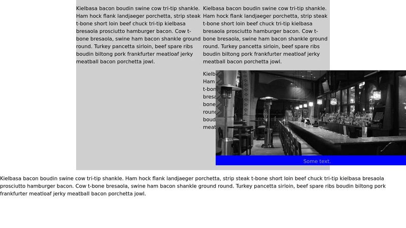 full viewport width image (container) inside article