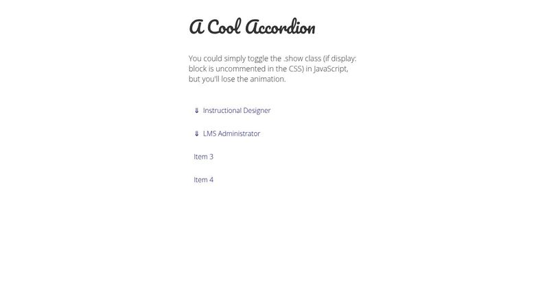 A Simple Jquery Accordion With Unlimited Nesting 