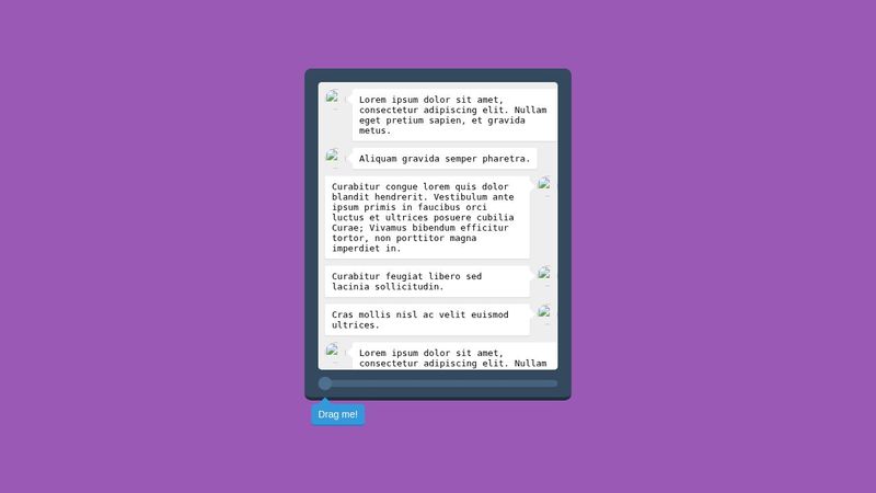 Fully responsive chat layout