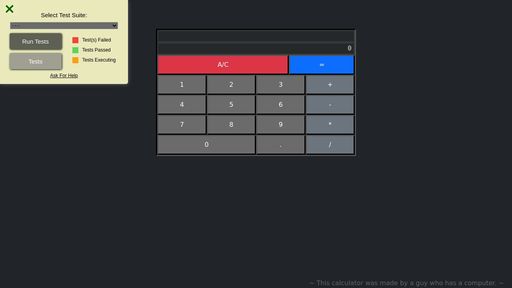 Stuck on javascript calculator User Story #13 - JavaScript - The ... Stuck on javascript calculator User Story #13 - JavaScript - The ...
