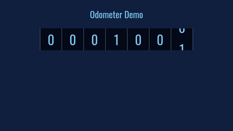 Odometer Demo