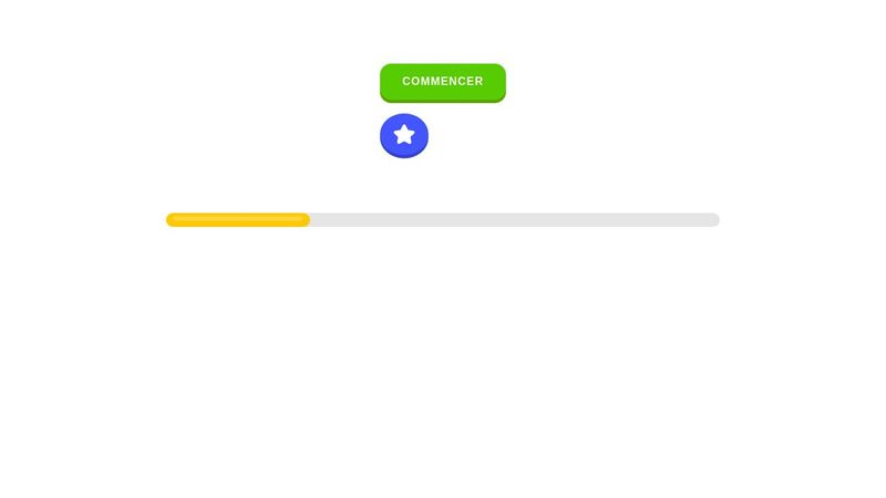 Buttons Duolingo Style