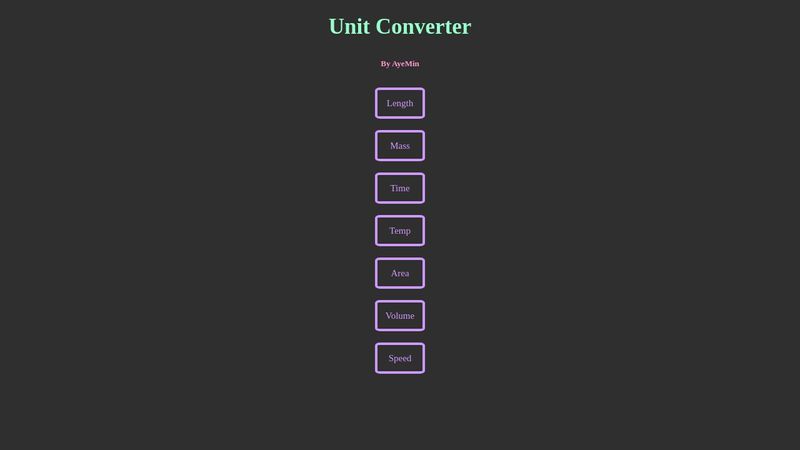Unit Converter