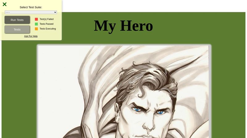 Tribute page (HTML & CSS only)