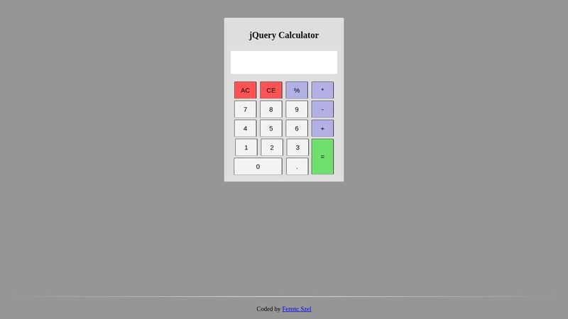 jQuery Calculator
