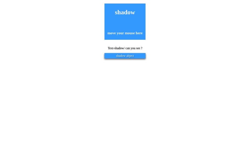 css shadow