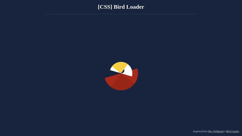 [CSS] Bird Loader