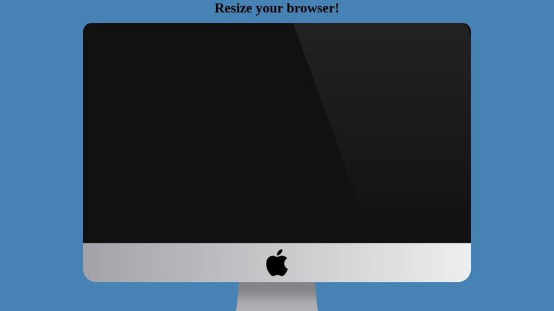 HTML/CSS Apple Products (responsive)