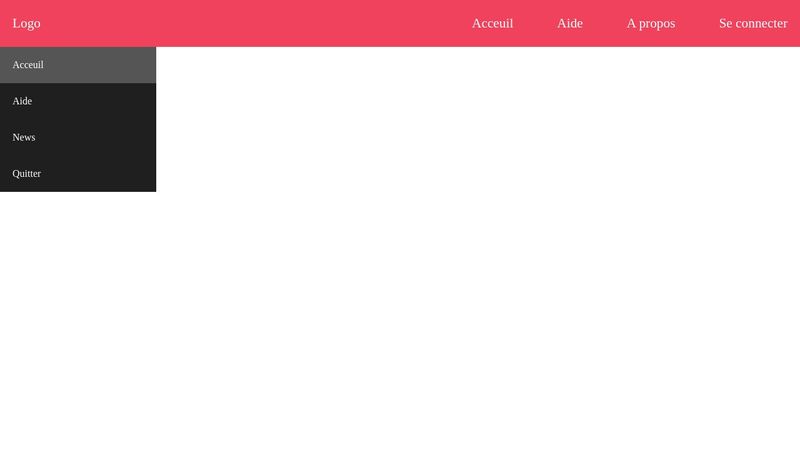 FlexBox NavBar and sideBar