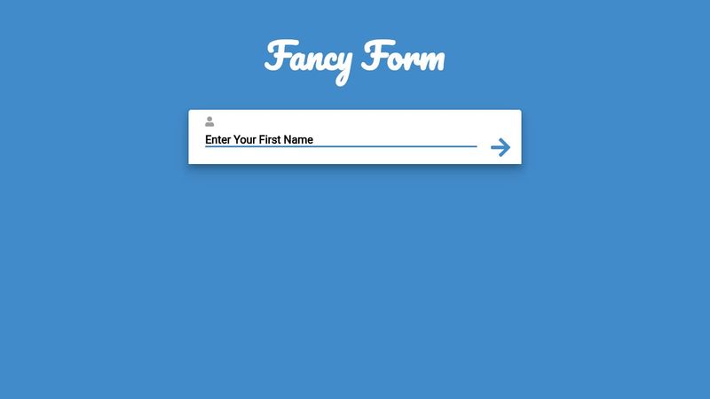 Fancy Form UI