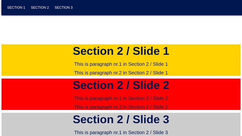 Fullpage.js with Animations