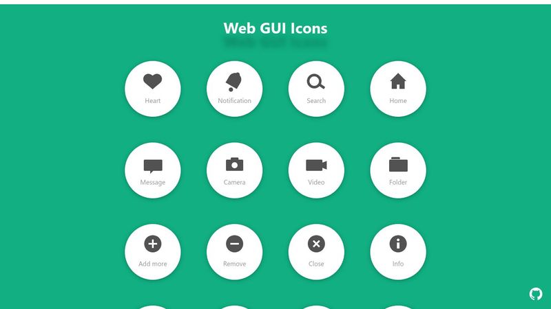 Web GUI And Brand Icons Using HTML and CSS