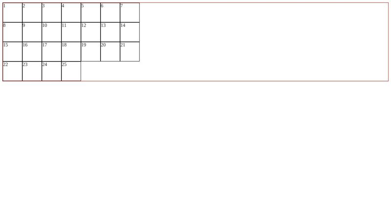 CSS Grid #1 - Advent Calender