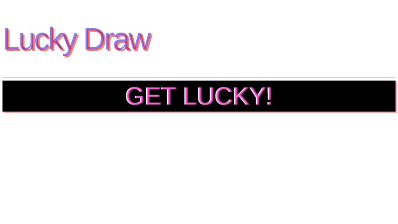 My Lucky Draw