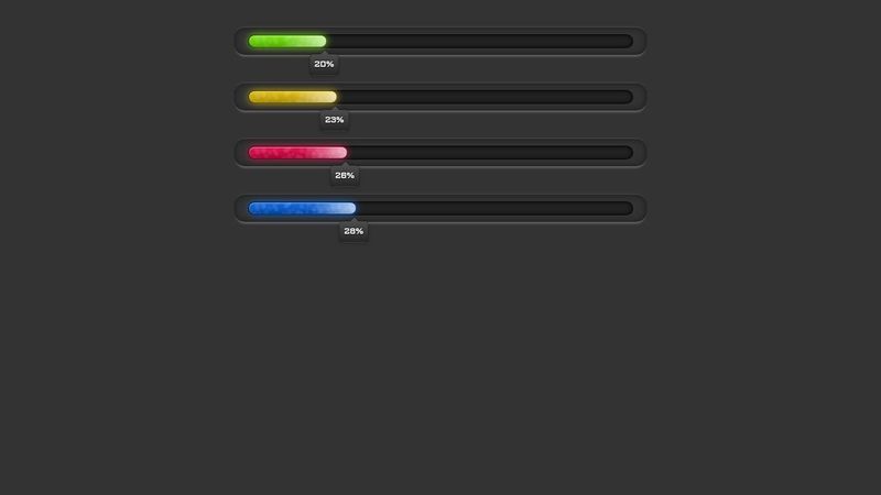 Fancy animation progress bar