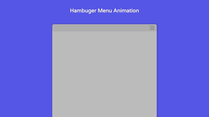 Hambuger menu