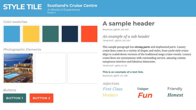 Style tiles with SCSS