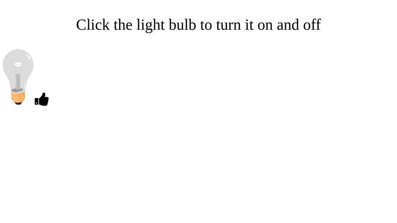 Light Bulb On/Off