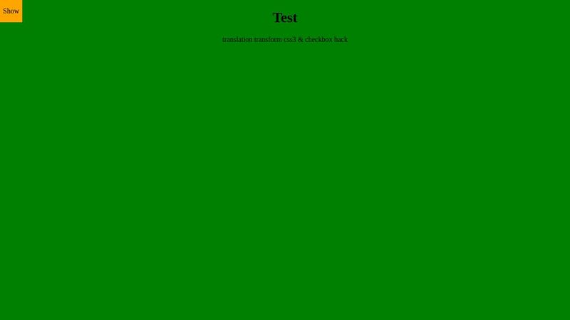 animation css3 checkbox hack menu
