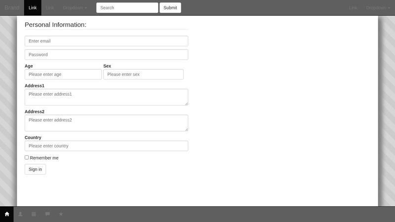 Inline and Basic Bootstrap Form