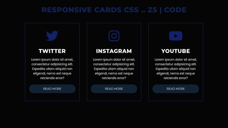 Responsive Cards CSS