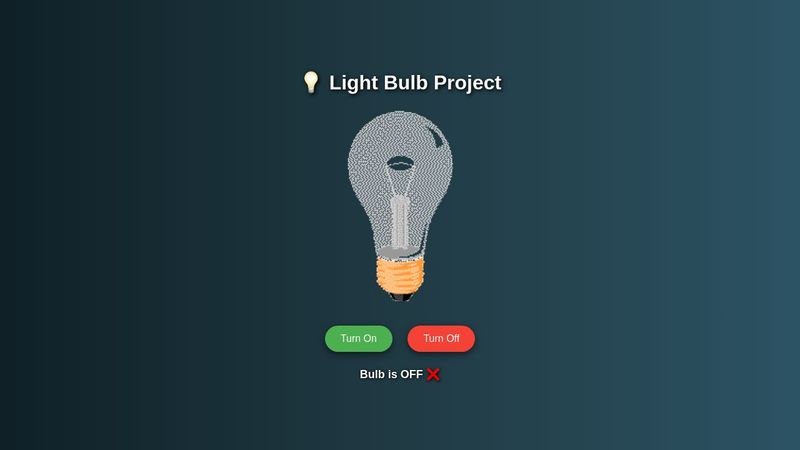 Light Bulb Project