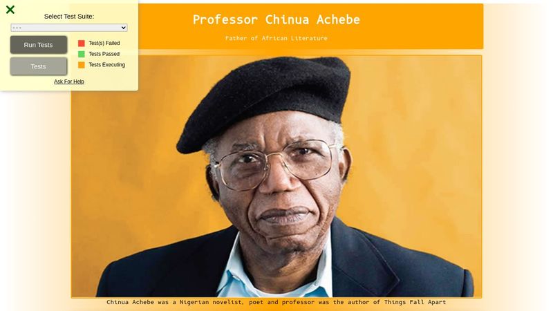 FCC Project-1: Tribute Page