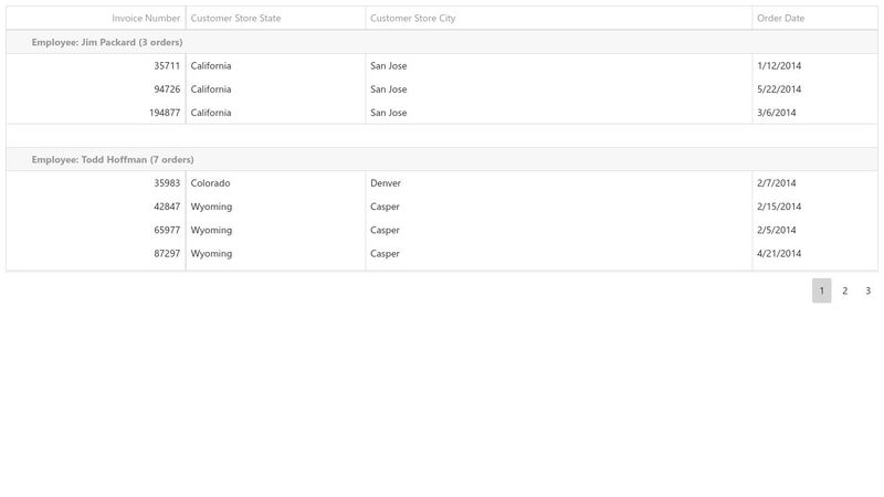 Group Summaries - DevExtreme jQuery Data Grid