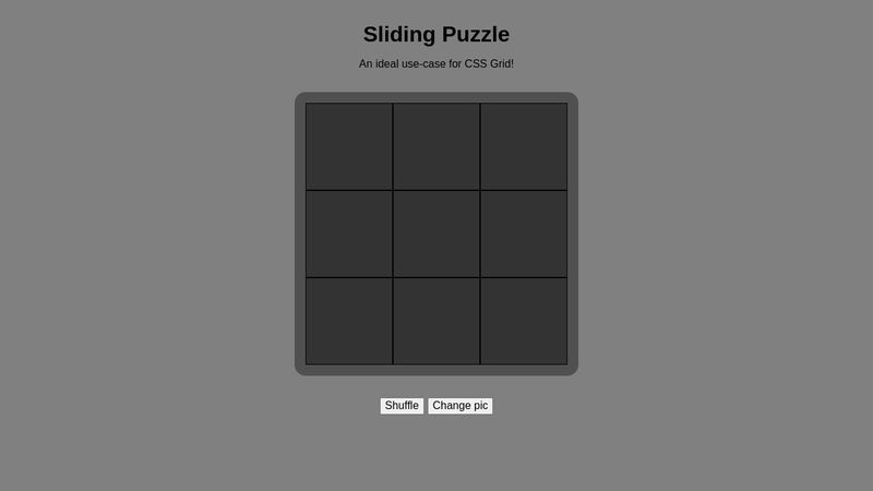 Sliding Puzzle
