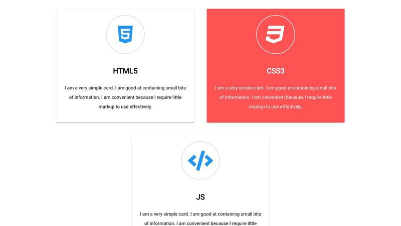 Material Cards - UI Design | Pure CSS | Flexbox