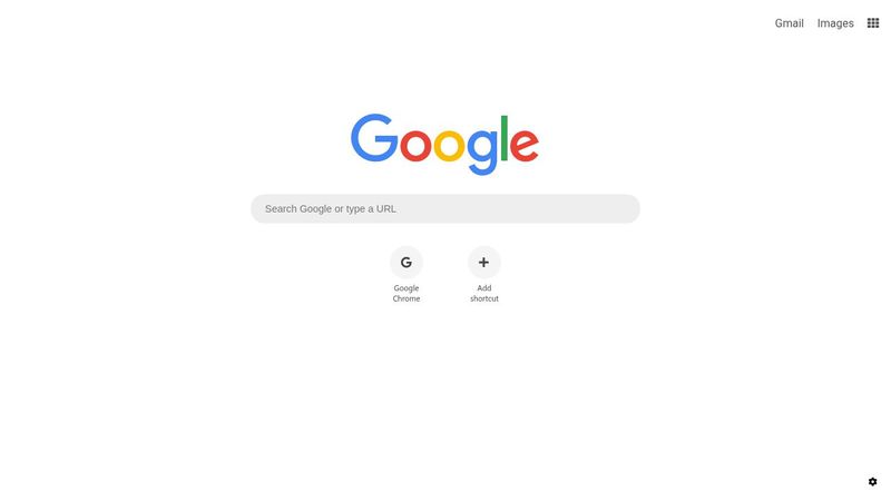 Google Homepage Replica