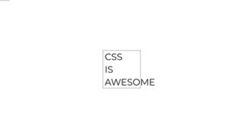 CSS is Awesome Animation in CSS