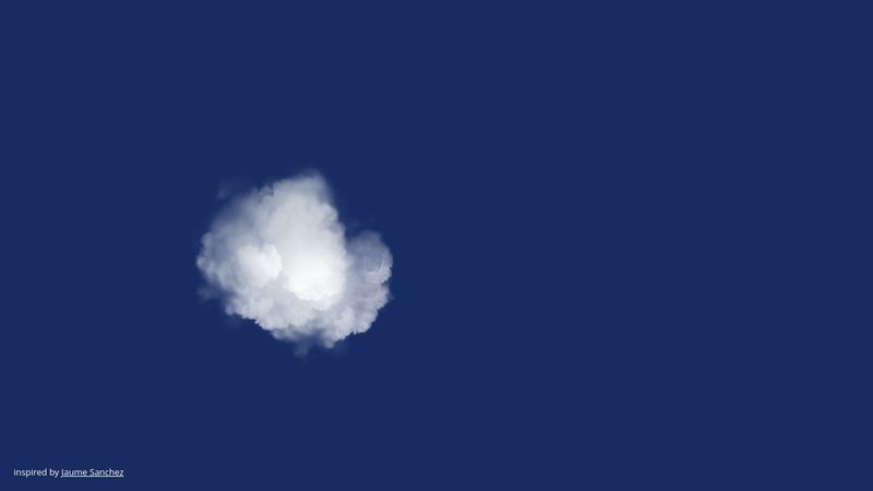 CSS 3D clouds