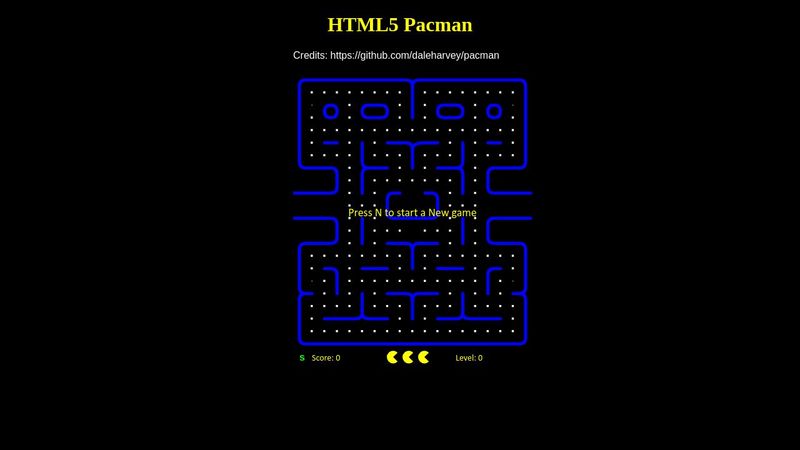 pacman game by jquery