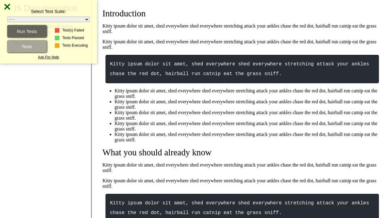 JS Documentation