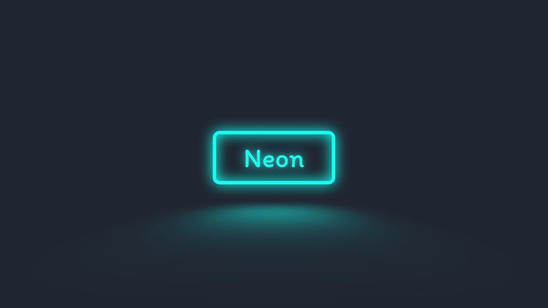 Botão Neon Com HTML e CSS