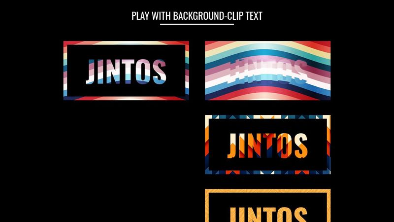 -webkit-background-clip:text CSS effect