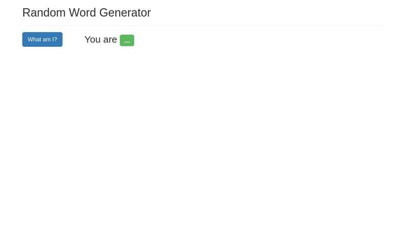 JavaScript Random Word Generator JavaScript Random Word Generator