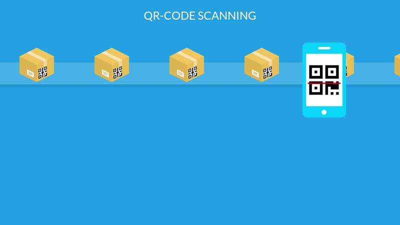 QR Code Scanning, SVG Animation
