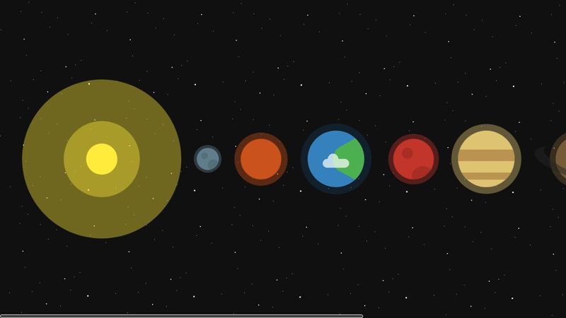 CodePen - Solar system