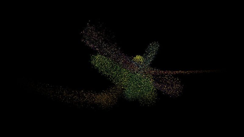 THREE.js Particle Knot